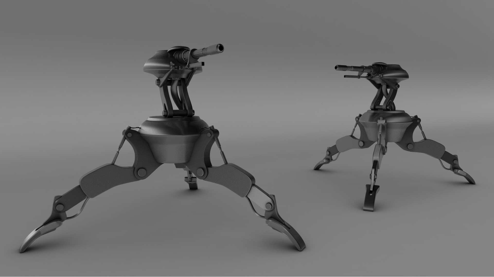 ArtStation - Gun turret