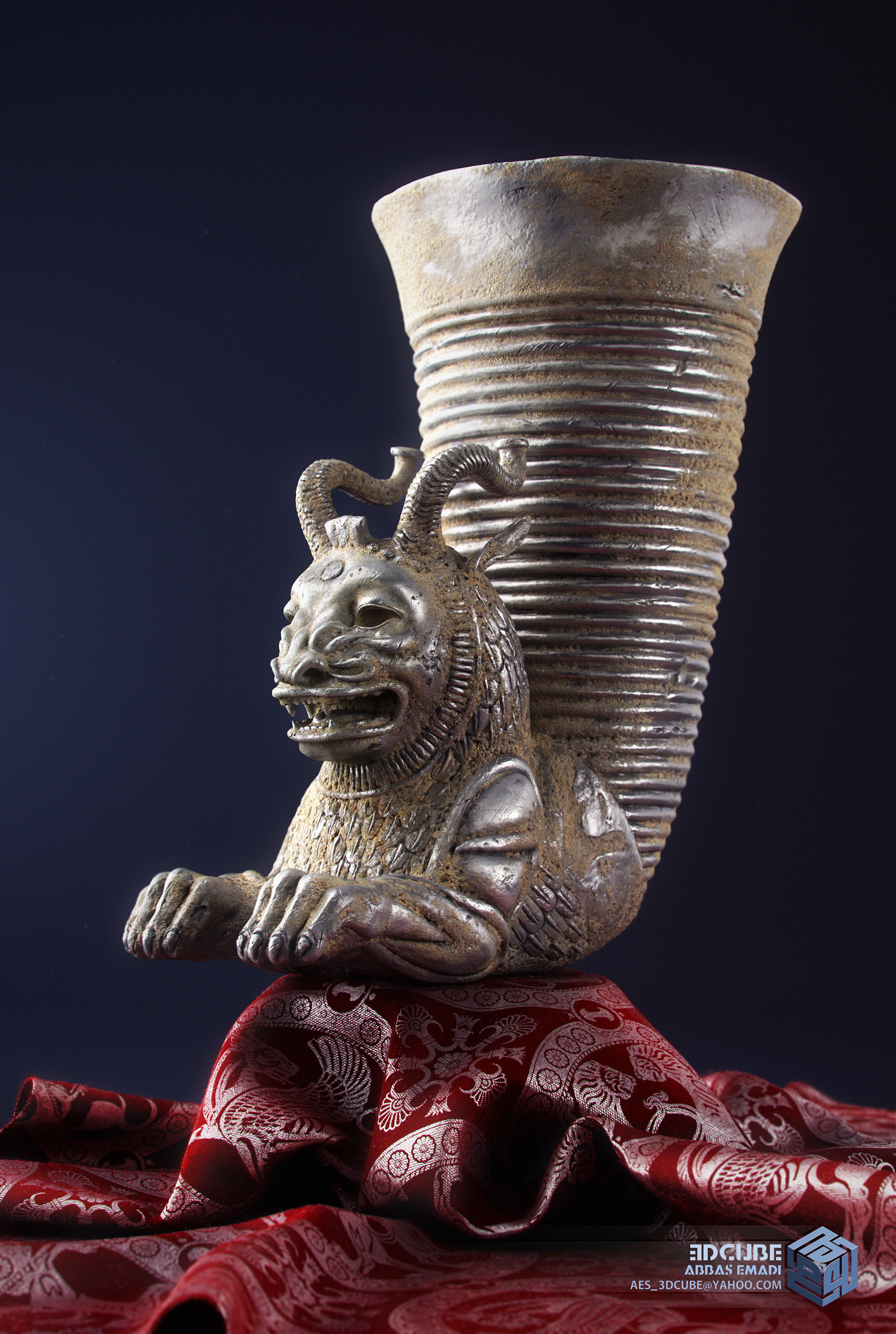 ArtStation - .: Rhyton Of Achaemenid