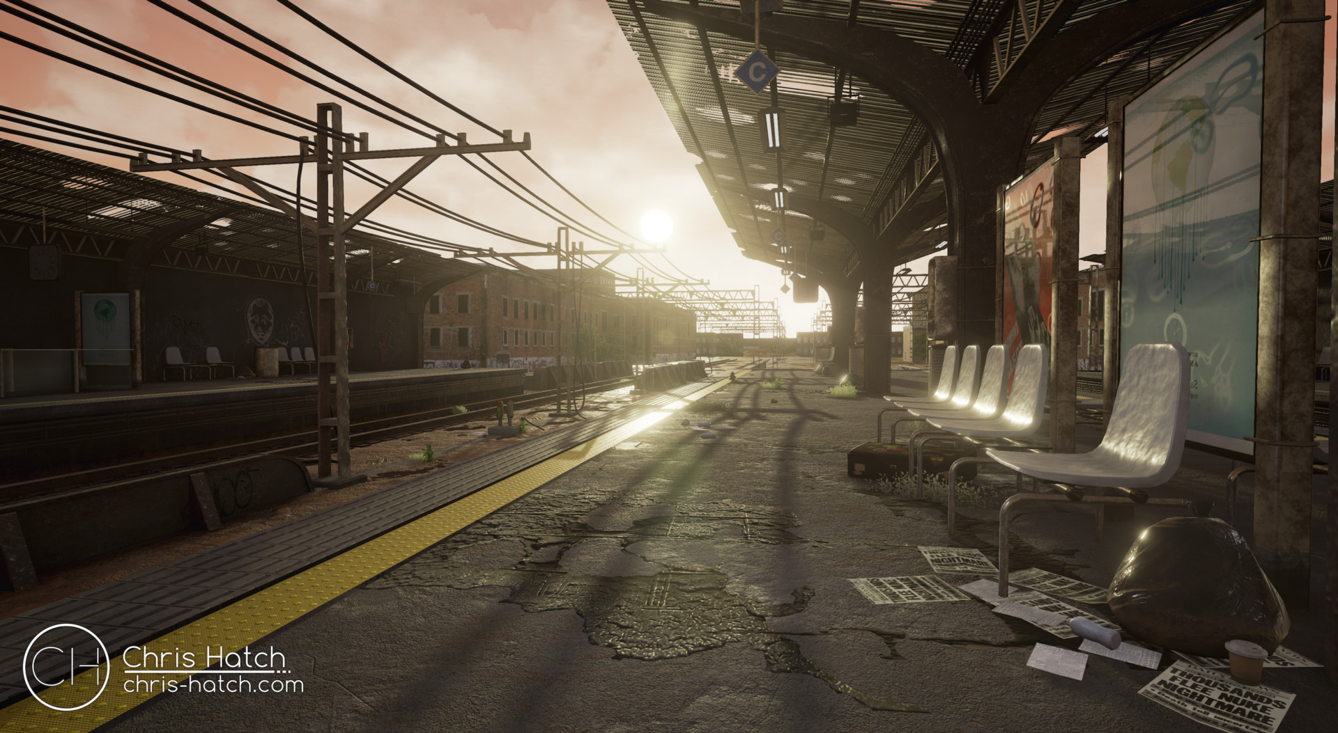 ArtStation - Dystopian Station