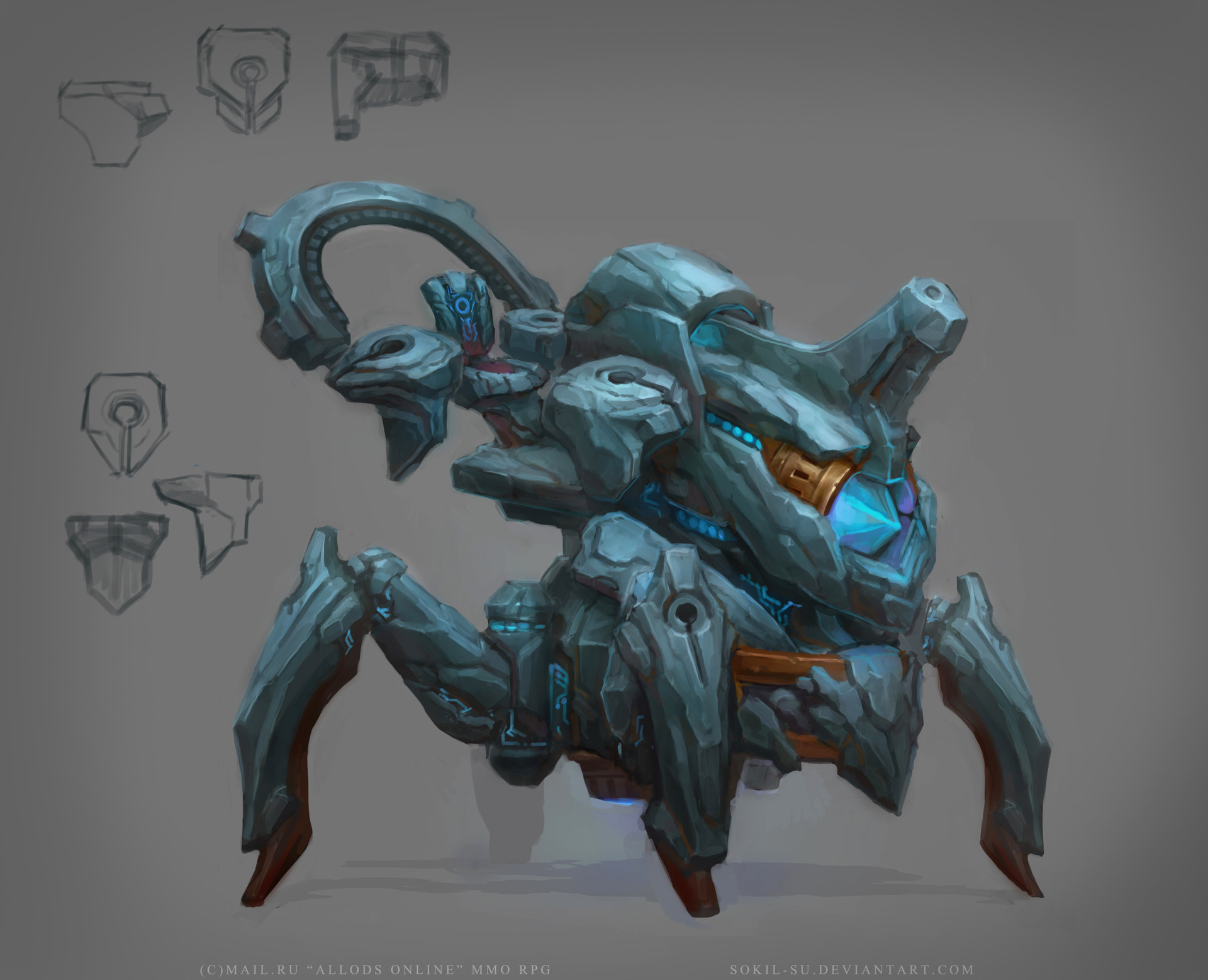 ArtStation - Allods Online: Corrupted Moloch Mount