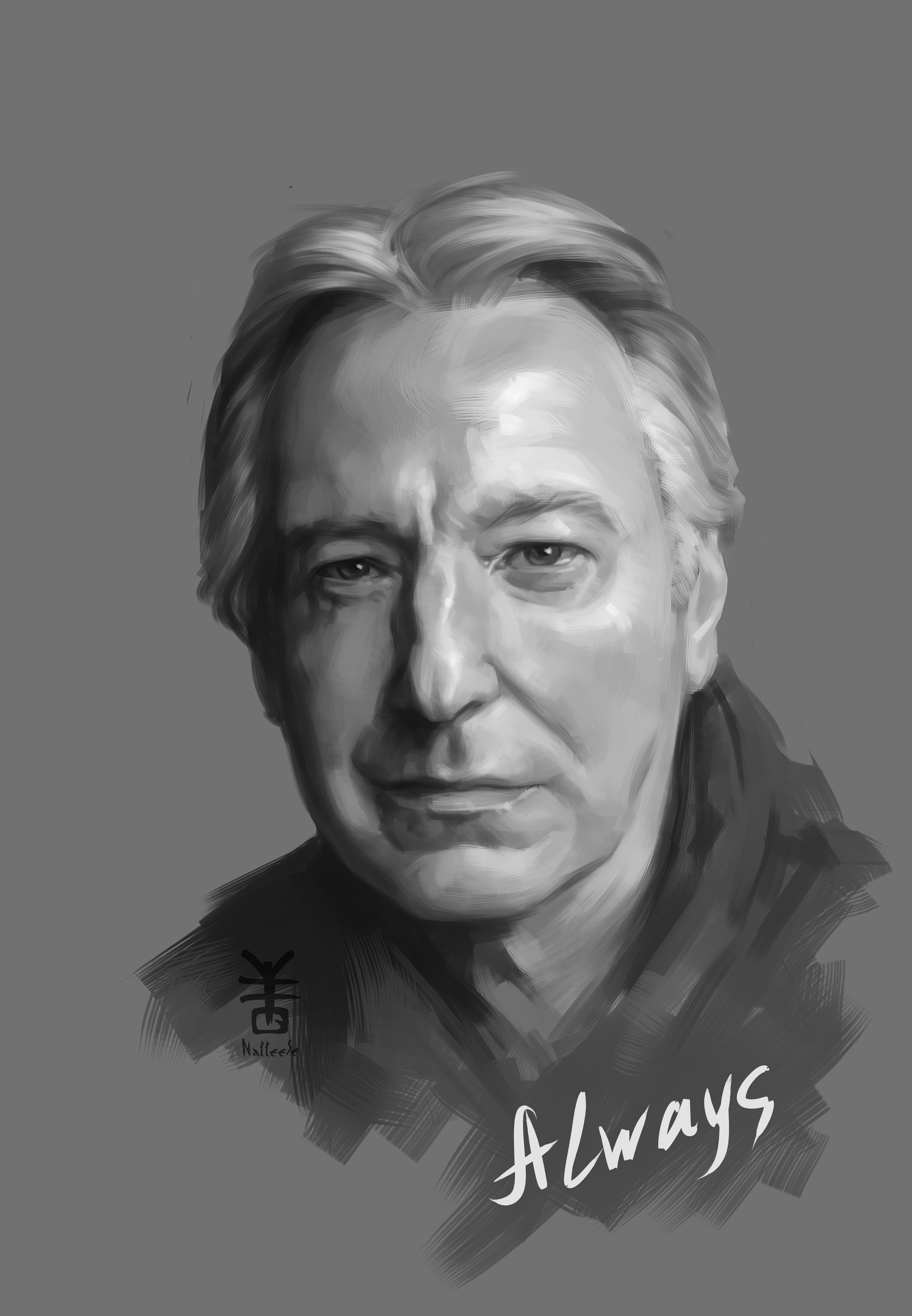 ArtStation - Alan Rickman