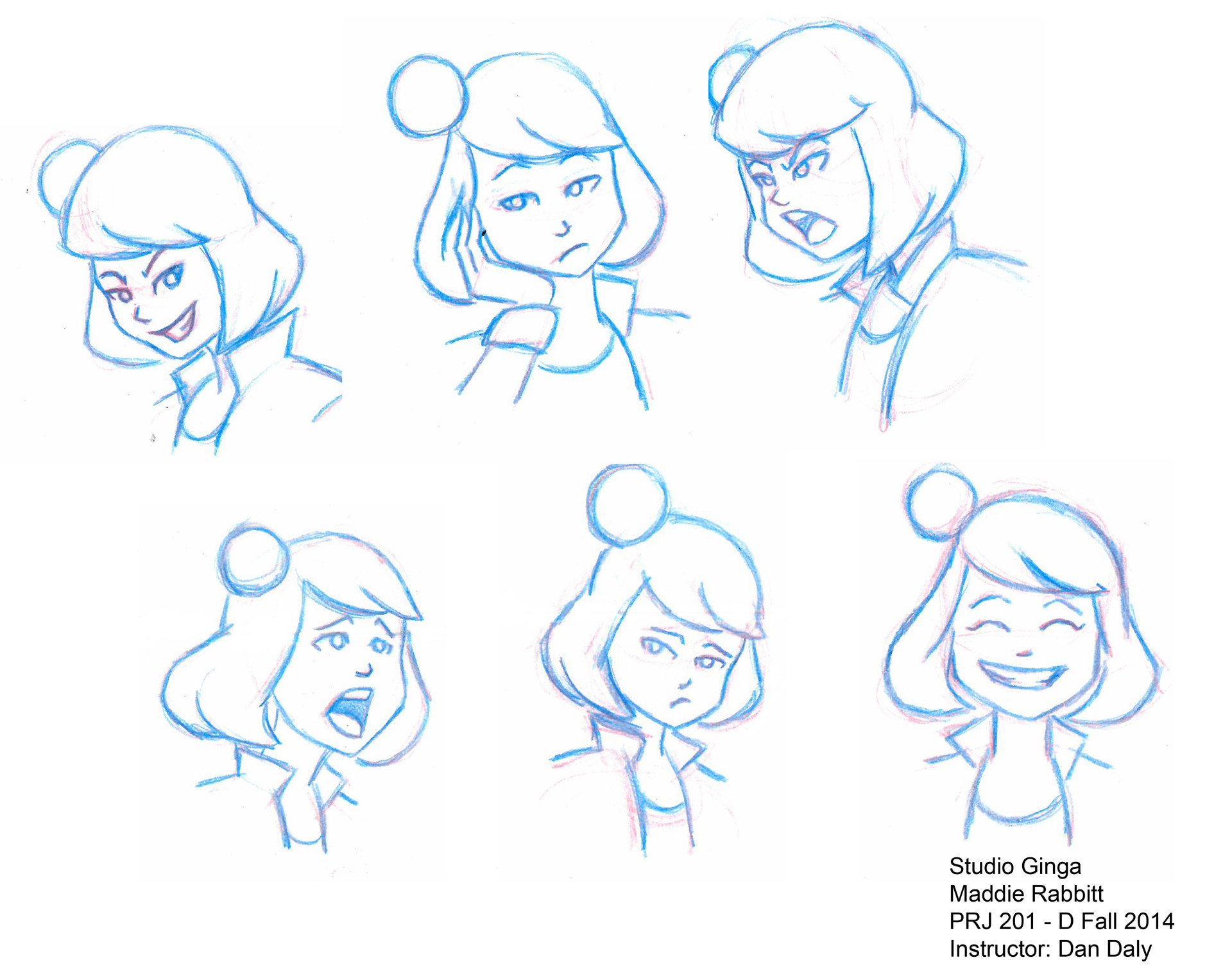 Madeline Rabbitt - Terra Troop - Girl Final Model Sheets