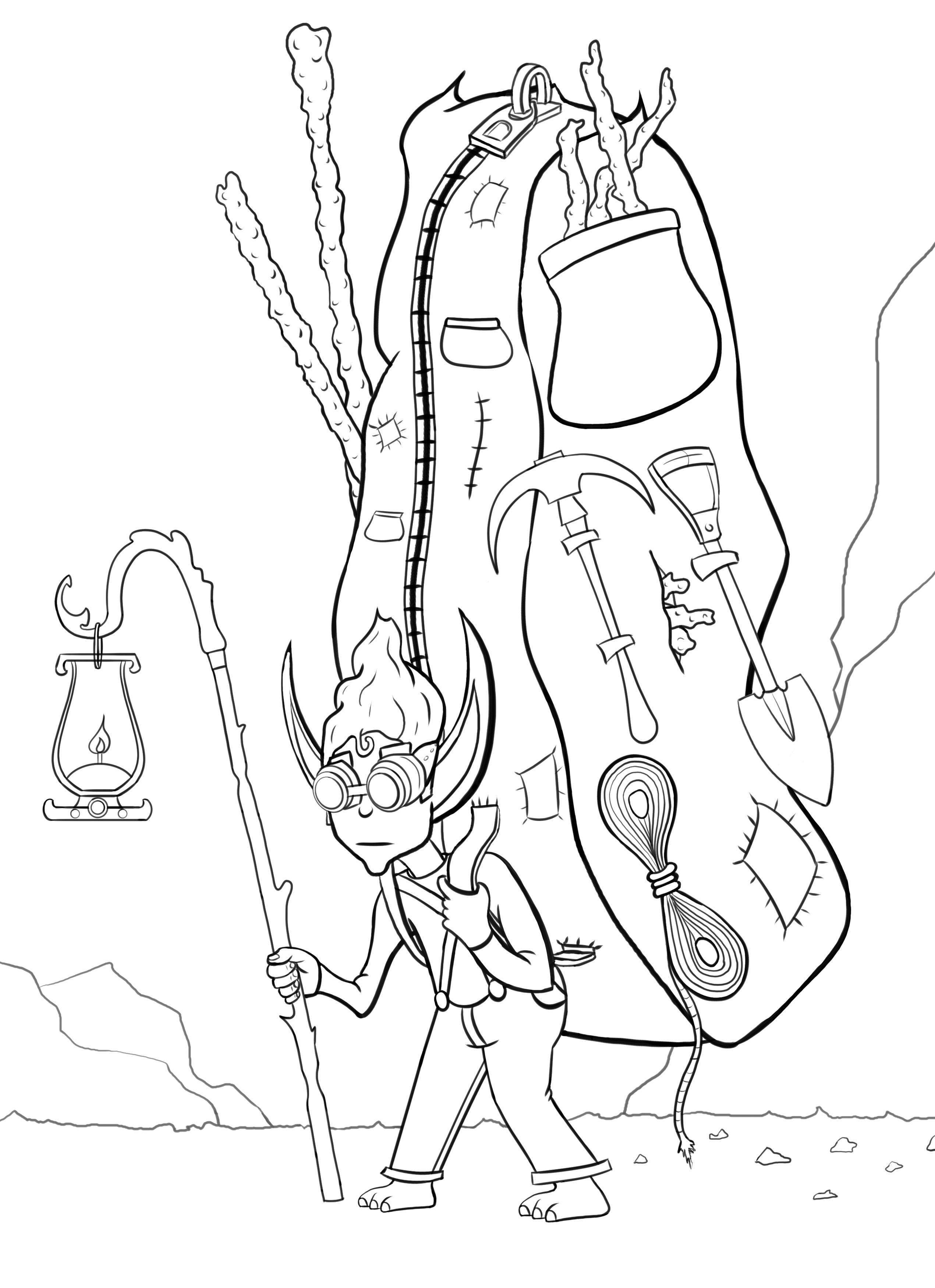 oompa loompa coloring sheet