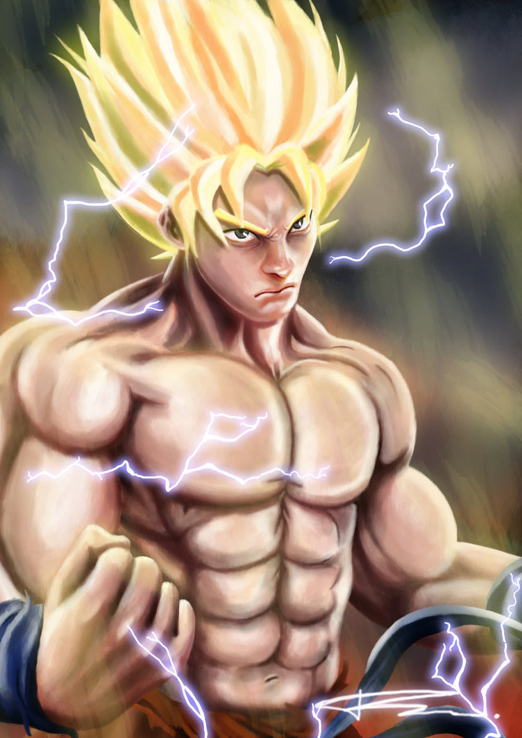 ArtStation - Goku super saiyan