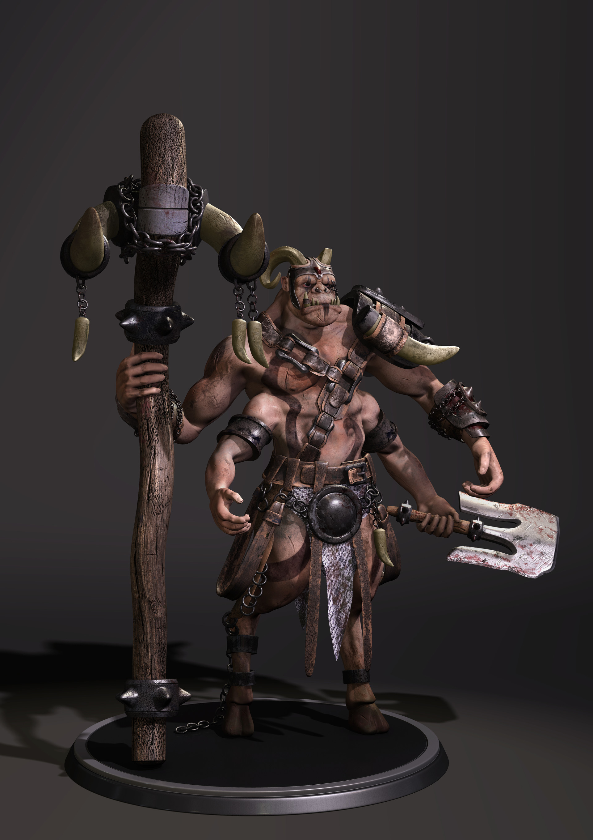 ArtStation - Orc modeling.