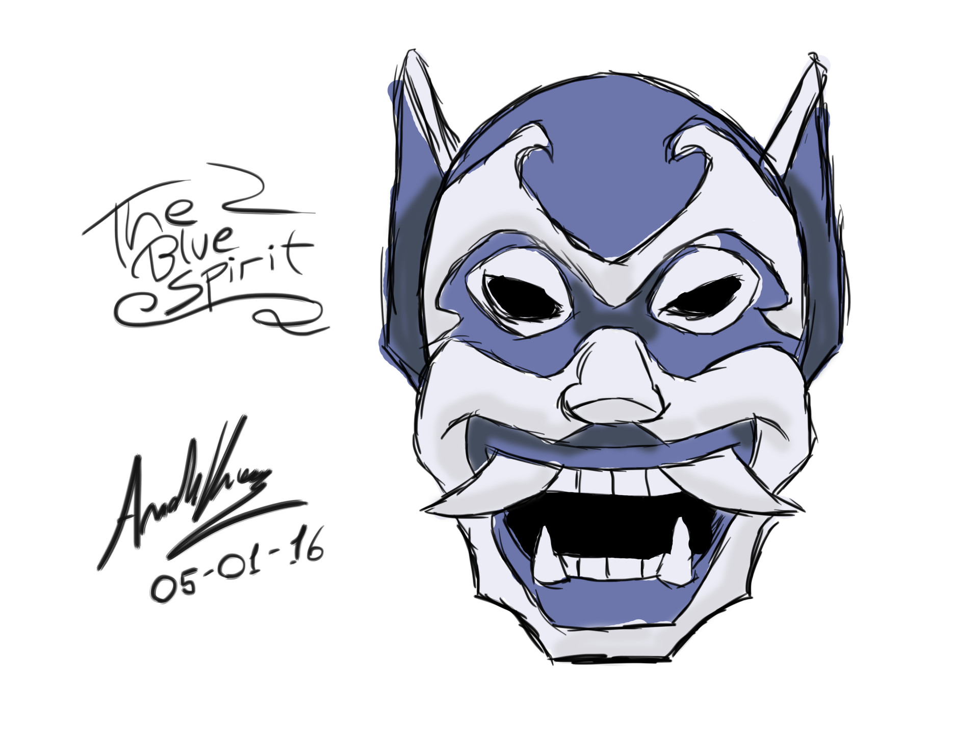 ArtStation - The Blue Spirit (2016)