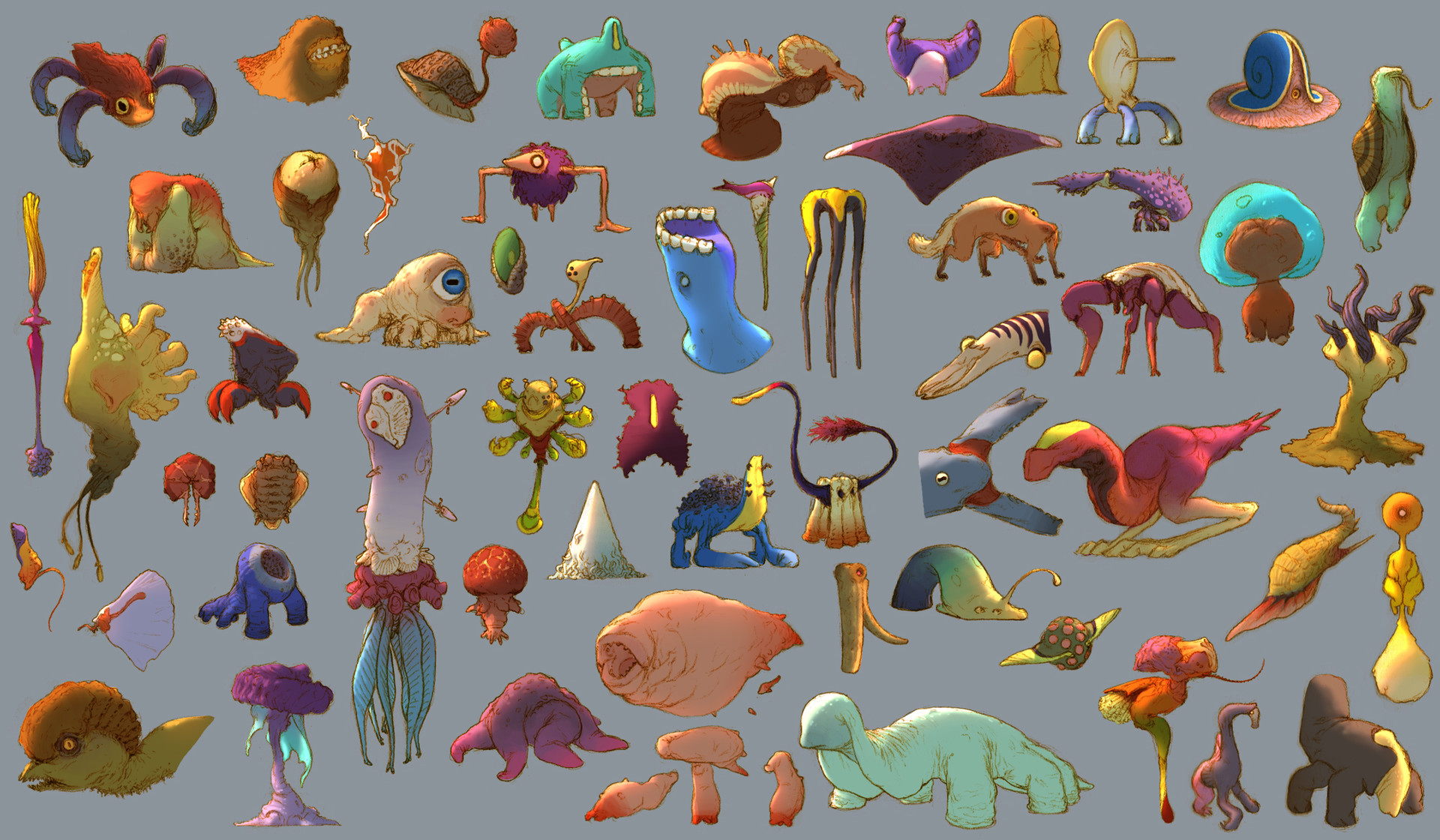 ArtStation - Sketchbook Monsters 3