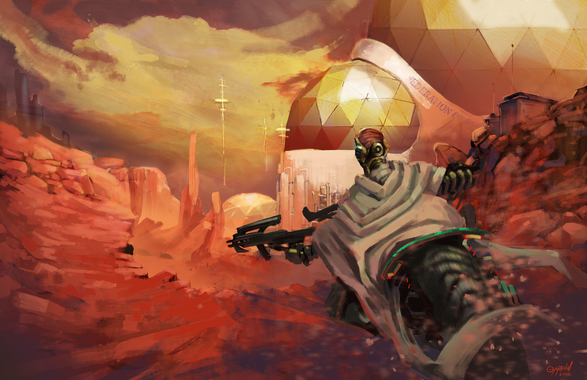 ArtStation - Desert Raider, Kevin Gardin