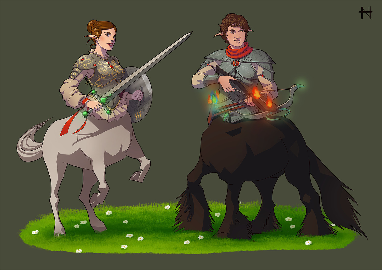 Centaurs by Ana Dragomir : r/ImaginaryCentaurs