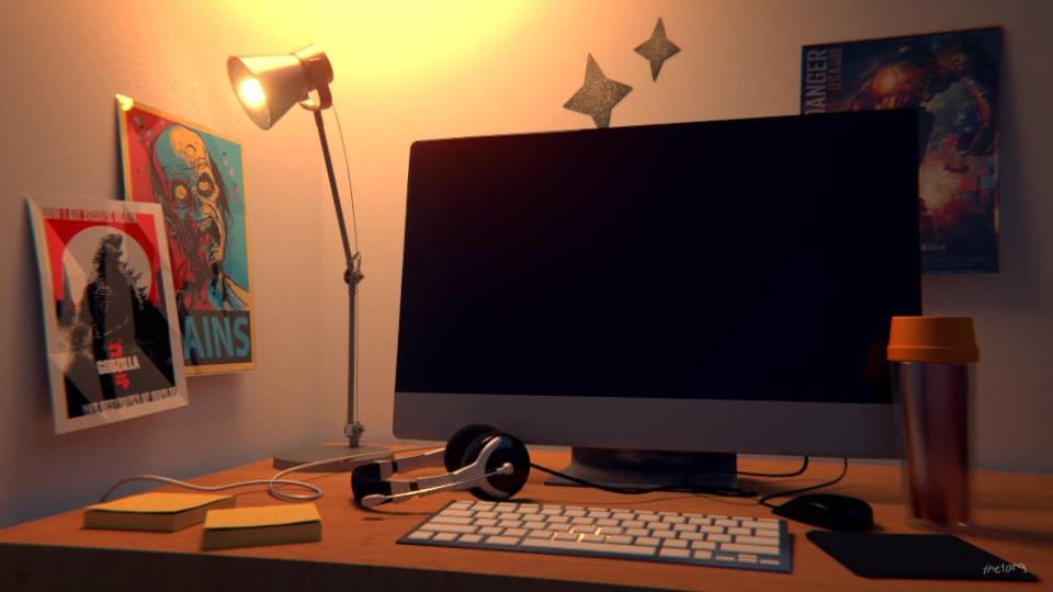 ArtStation - My Desk