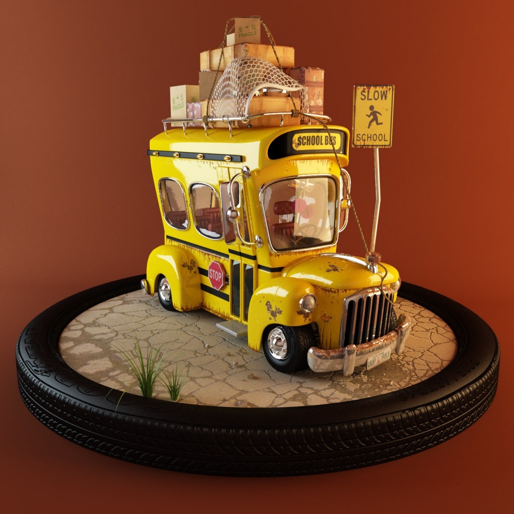 ArtStation - Bus