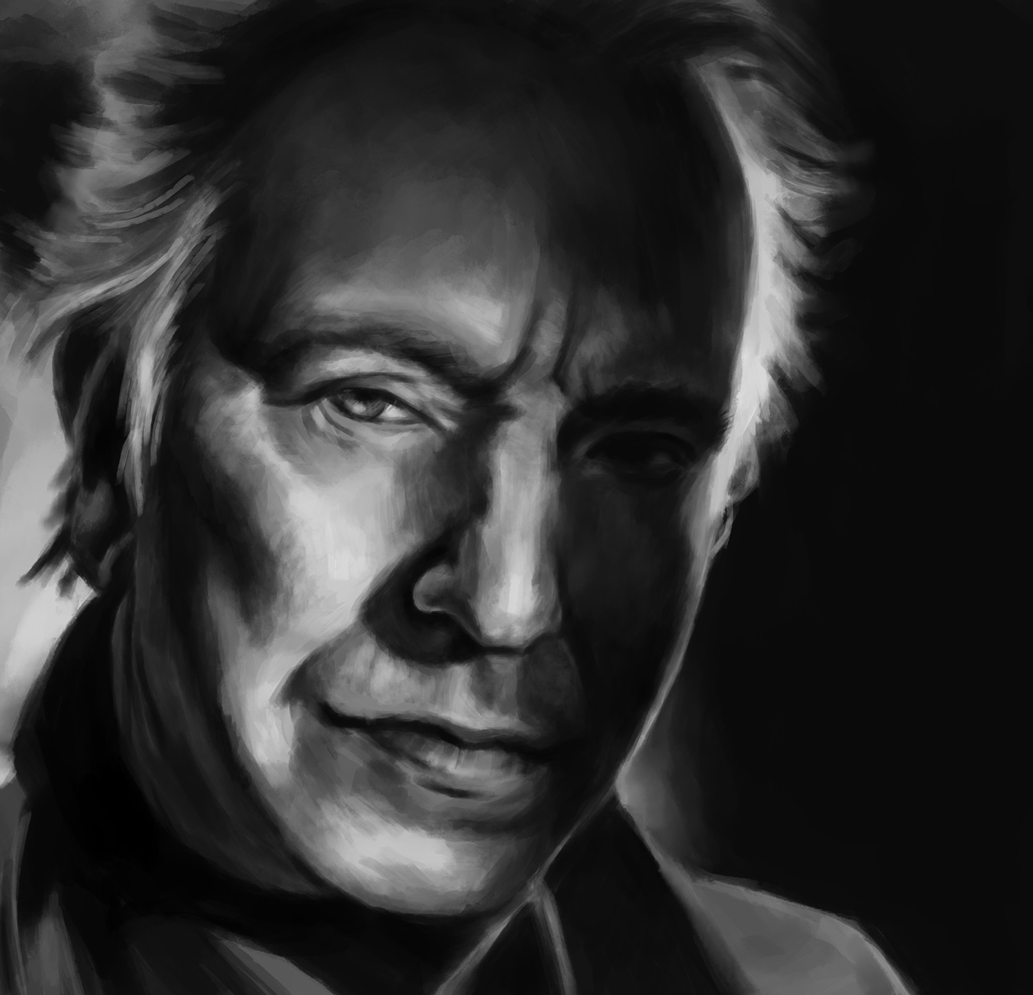 ArtStation - Alan Rickman Study