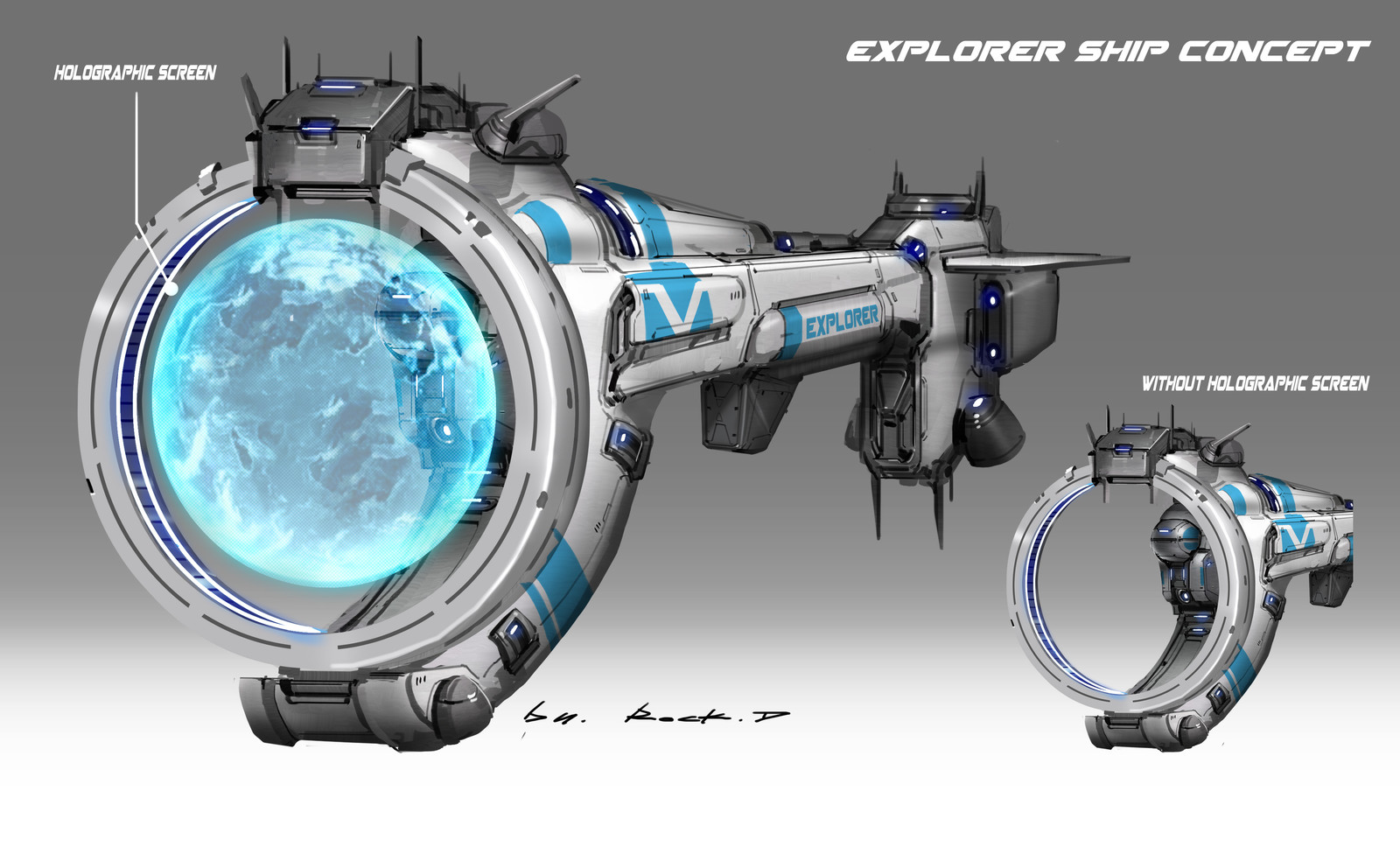 Rock D - Explorer Ship concept