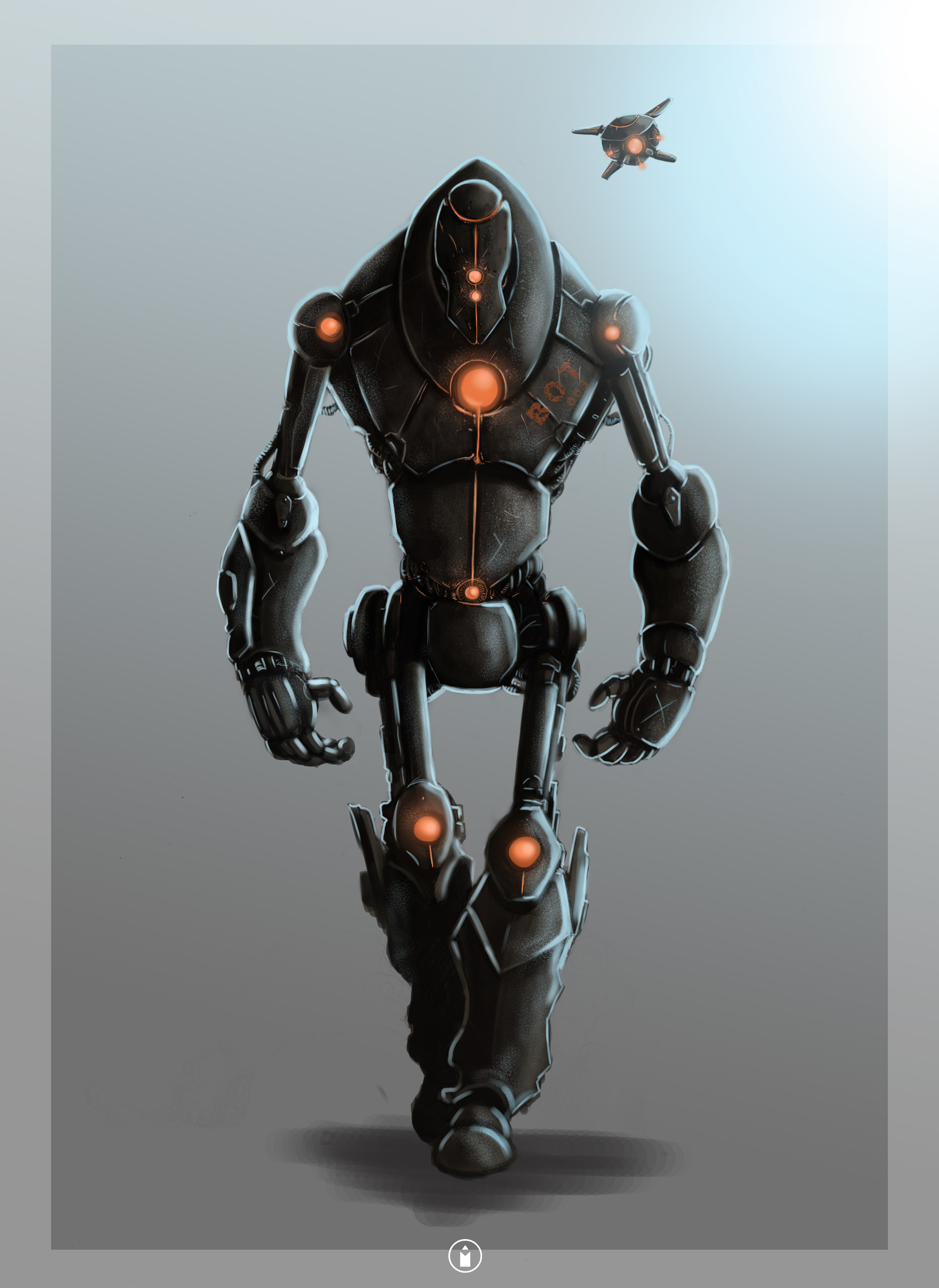 ArtStation - Robot and drone