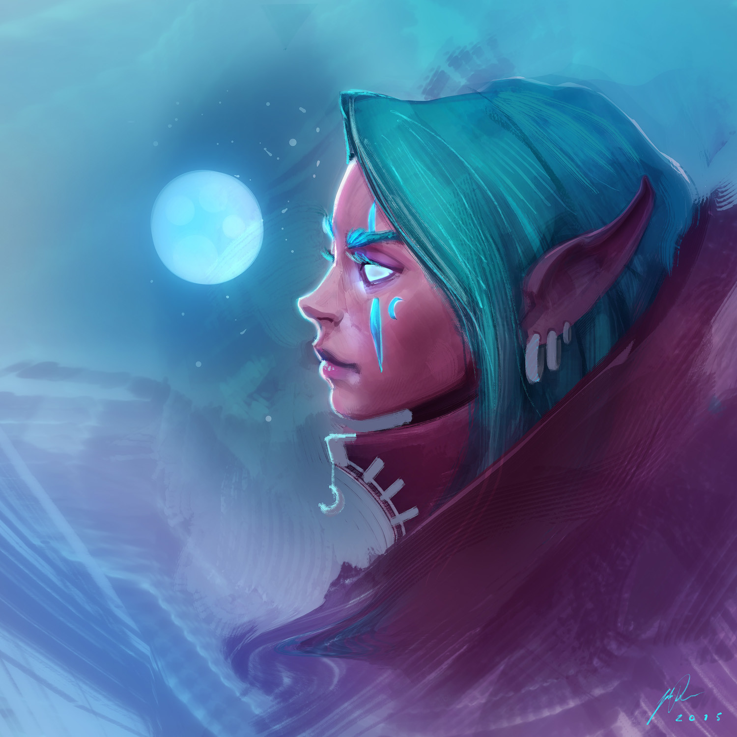 ArtStation - Nightly Night Elf