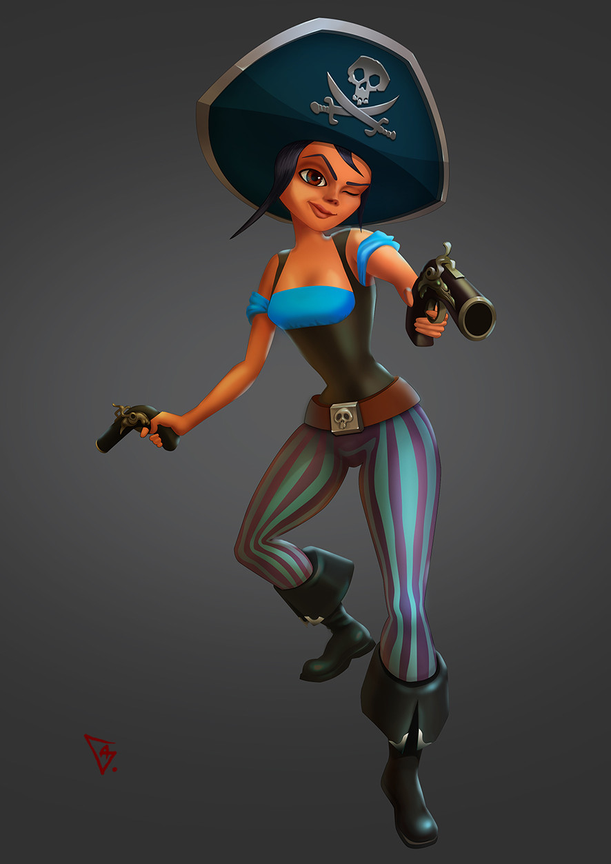 ArtStation - Pirate girl