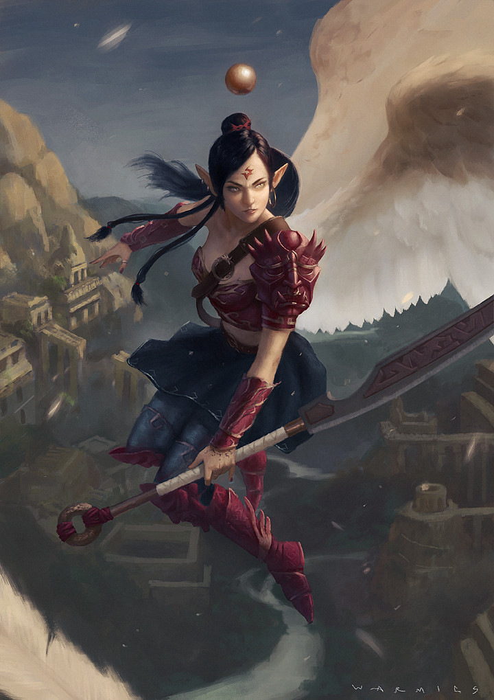 ArtStation - Red Archangel