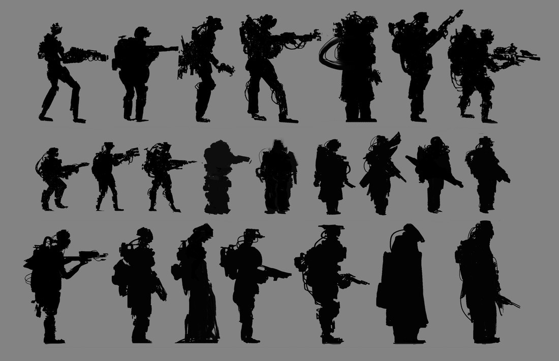ArtStation - sils for metal swarm characters