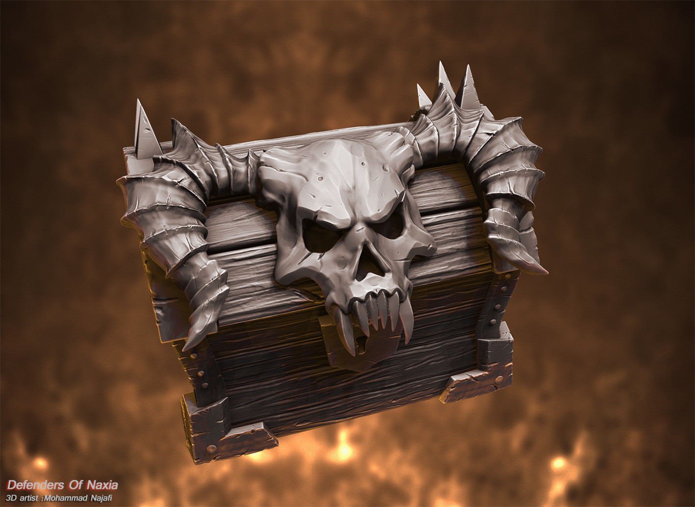 ArtStation - Chest of the Skull