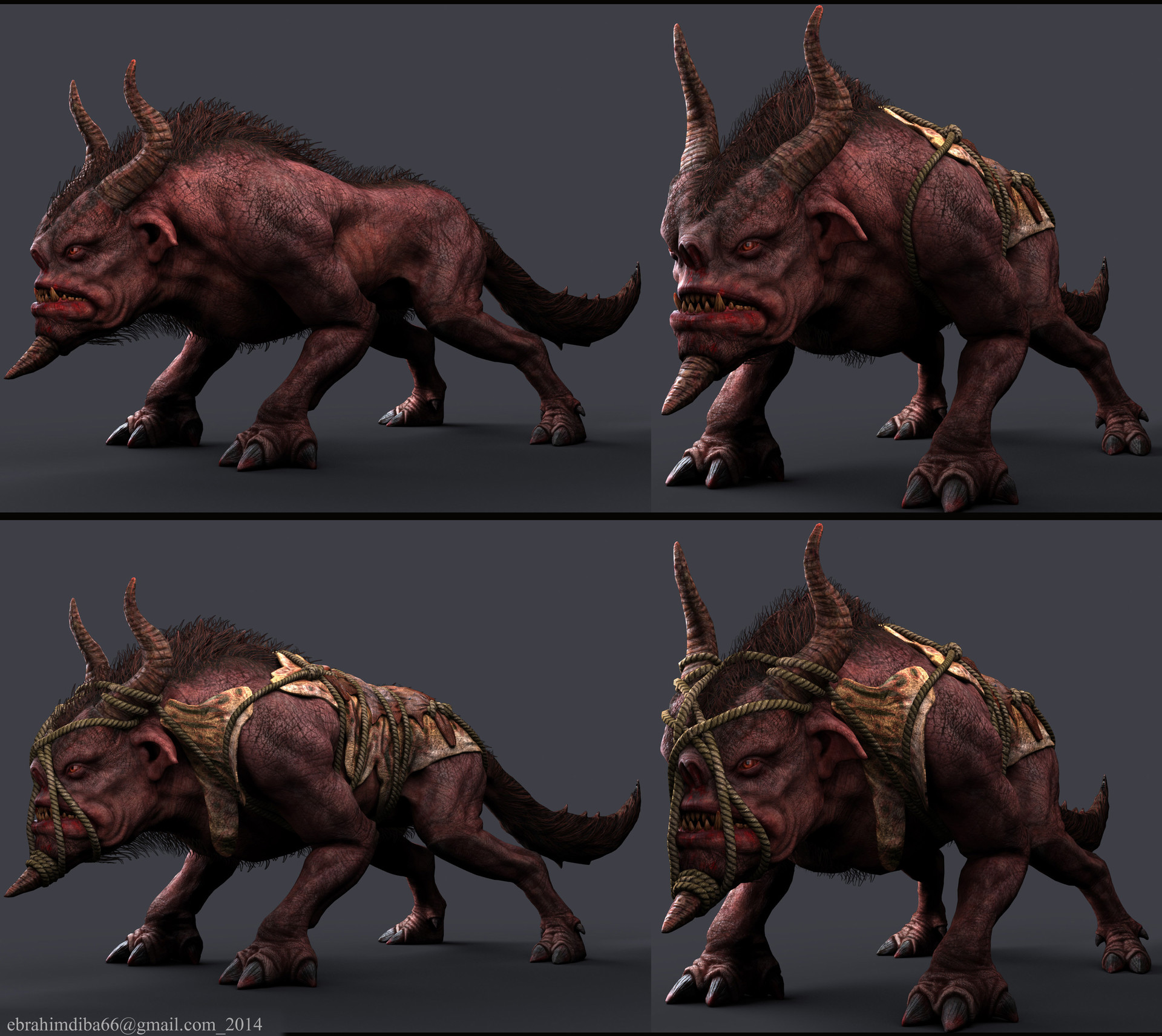 ArtStation - orc for riders ! _ 2014