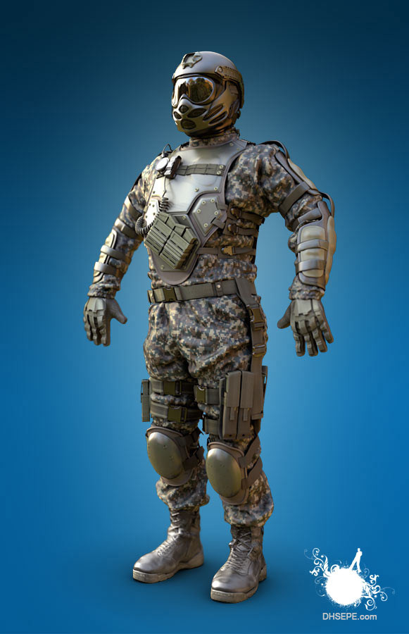 ArtStation - Soldier / double digital