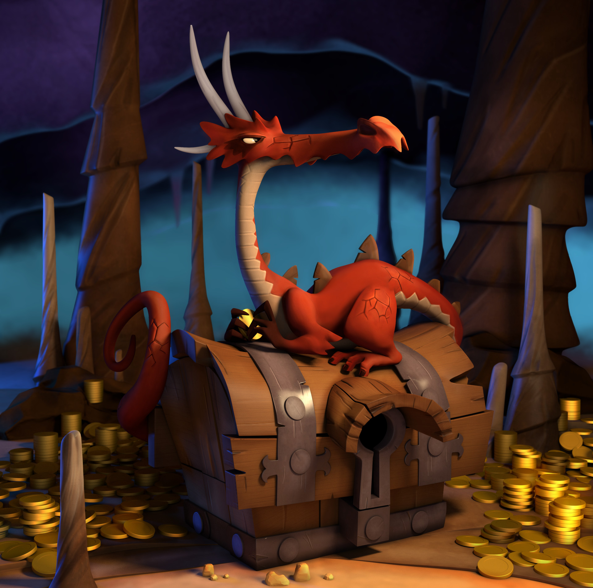 ArtStation - Baby Smaug