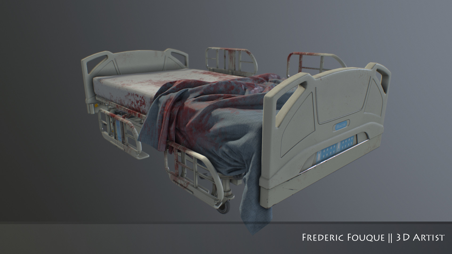 ArtStation - Hospital Bed