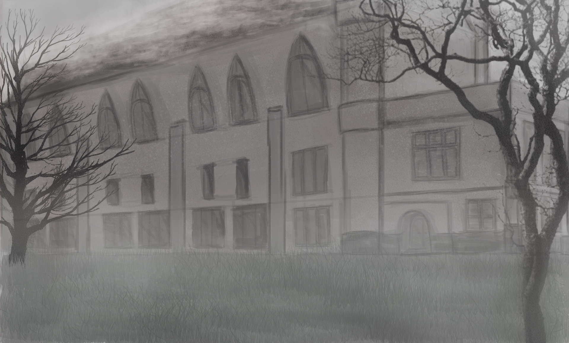 ArtStation - School Basic Art - Survival Horror Project