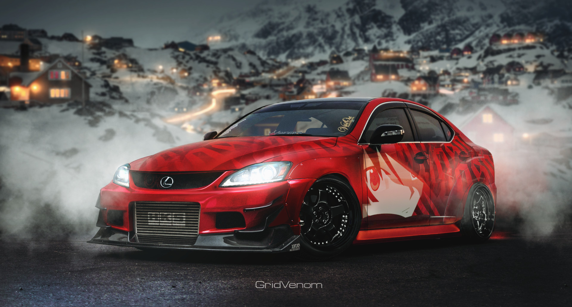ArtStation - Lexus IS Itasha project