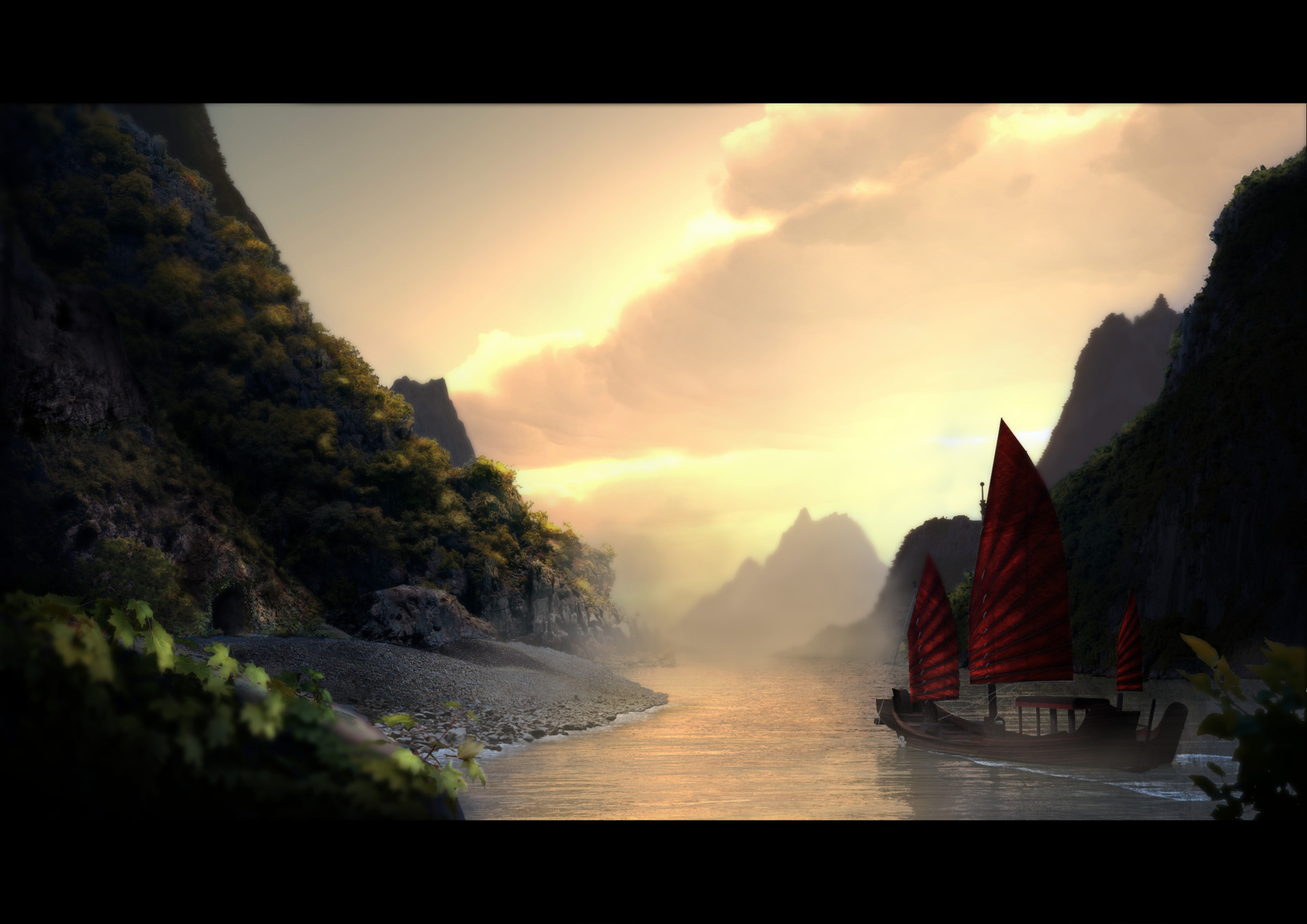 ArtStation - Landscape Matte Painting