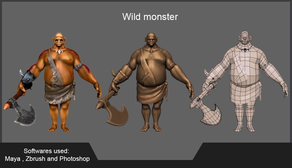 ArtStation - Wild Monster Character