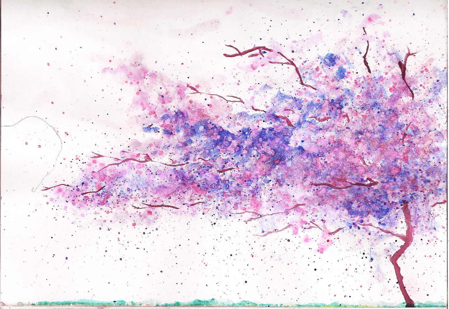 ArtStation - Watercolor tree