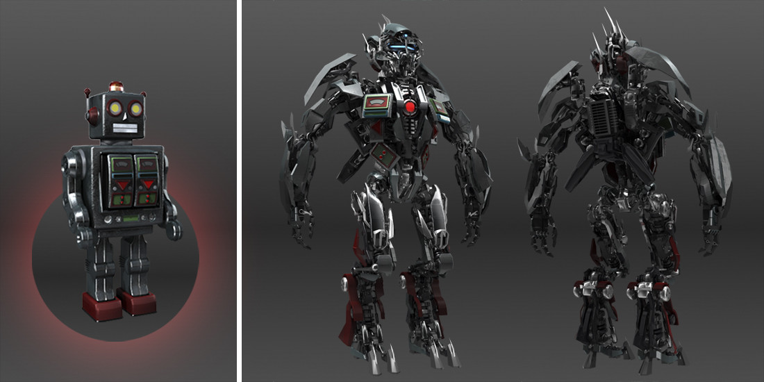 ArtStation - Mighty Toy Robot Design