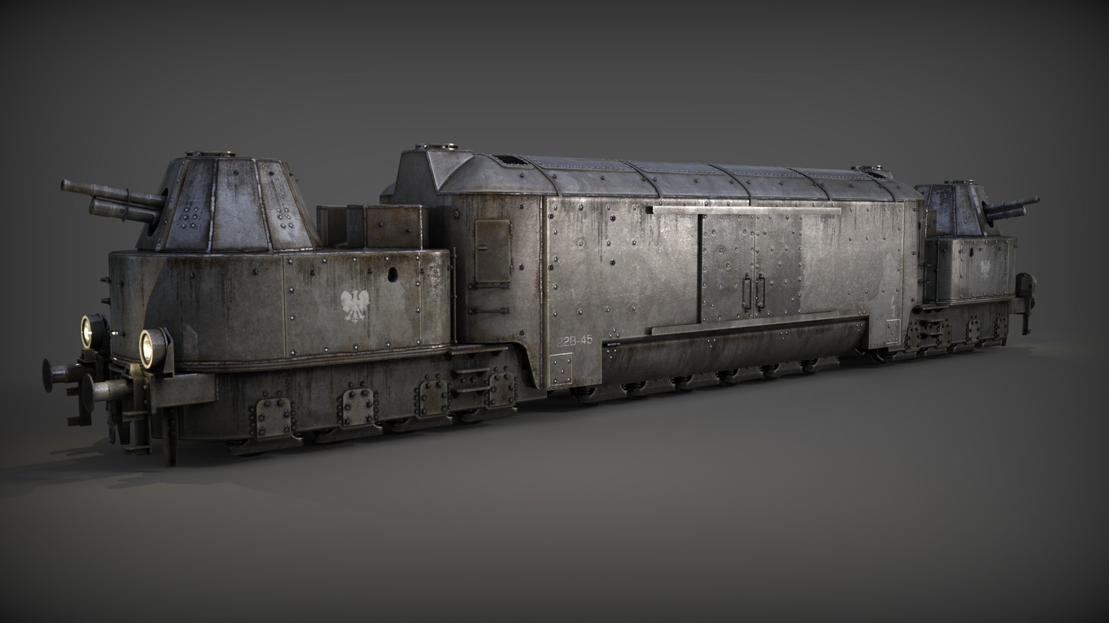 Michal Bystrek - Polish armored train wagon