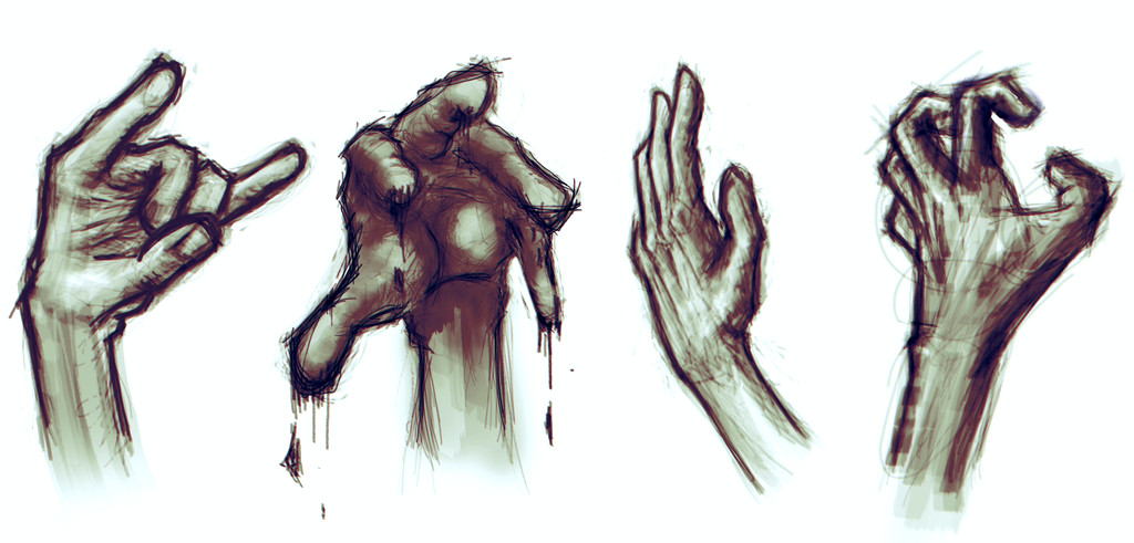 ArtStation - hand sketches