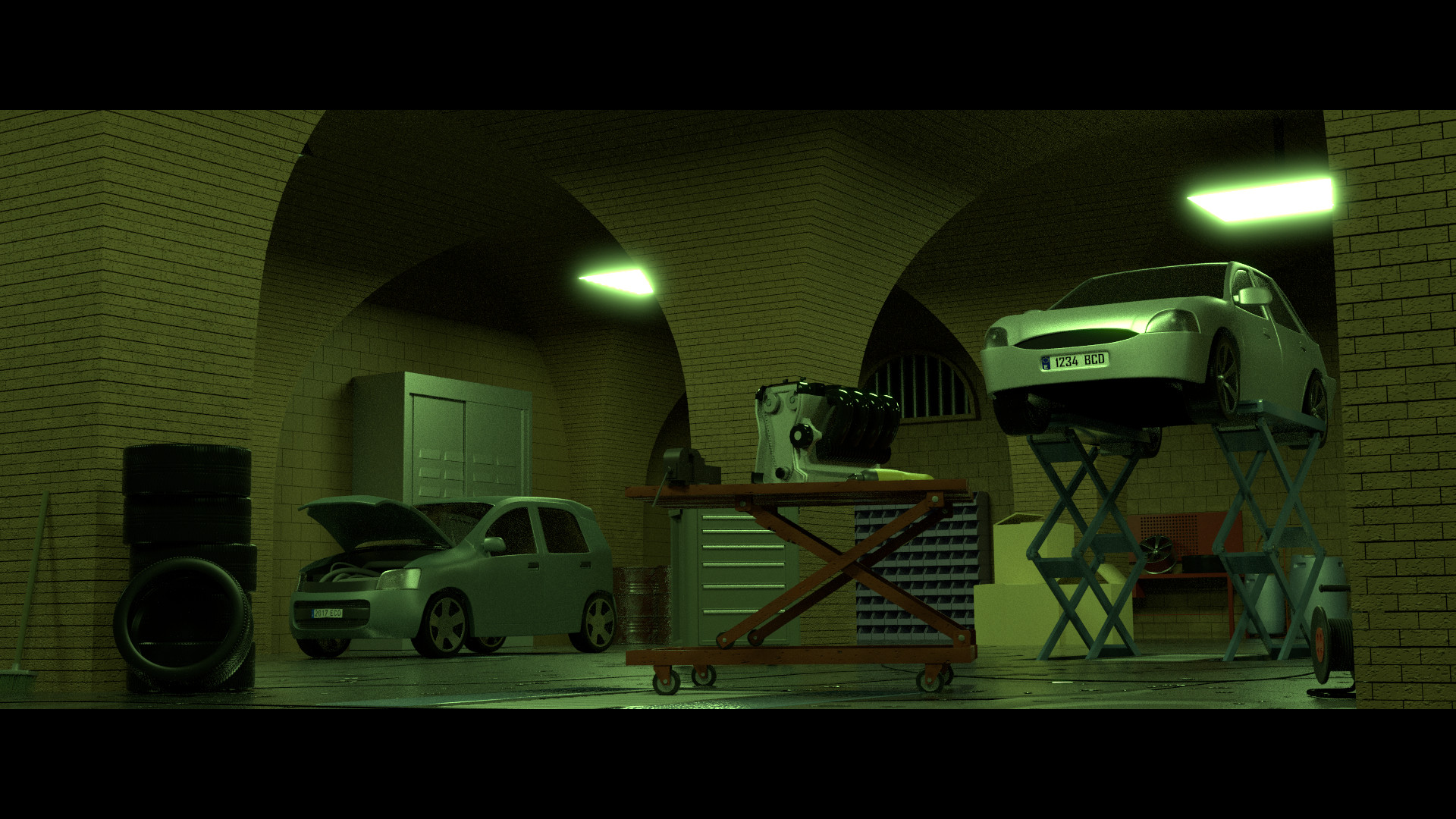 ArtStation - Car Workshop