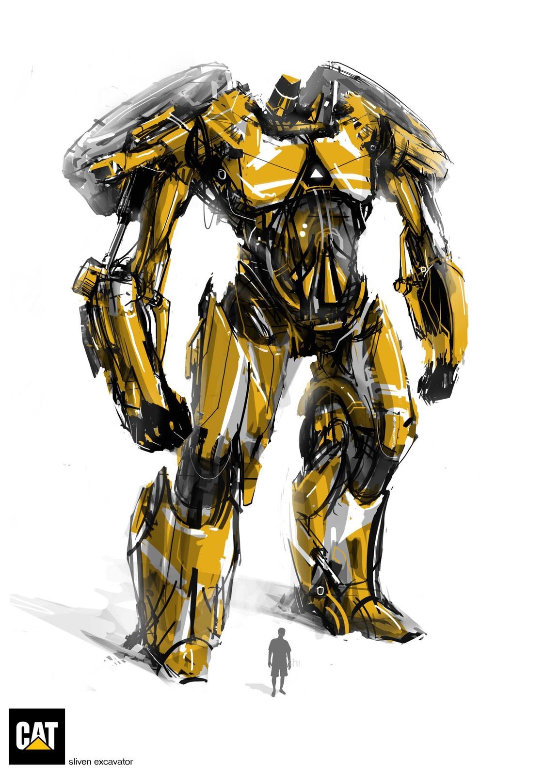 ArtStation - CAT excavator