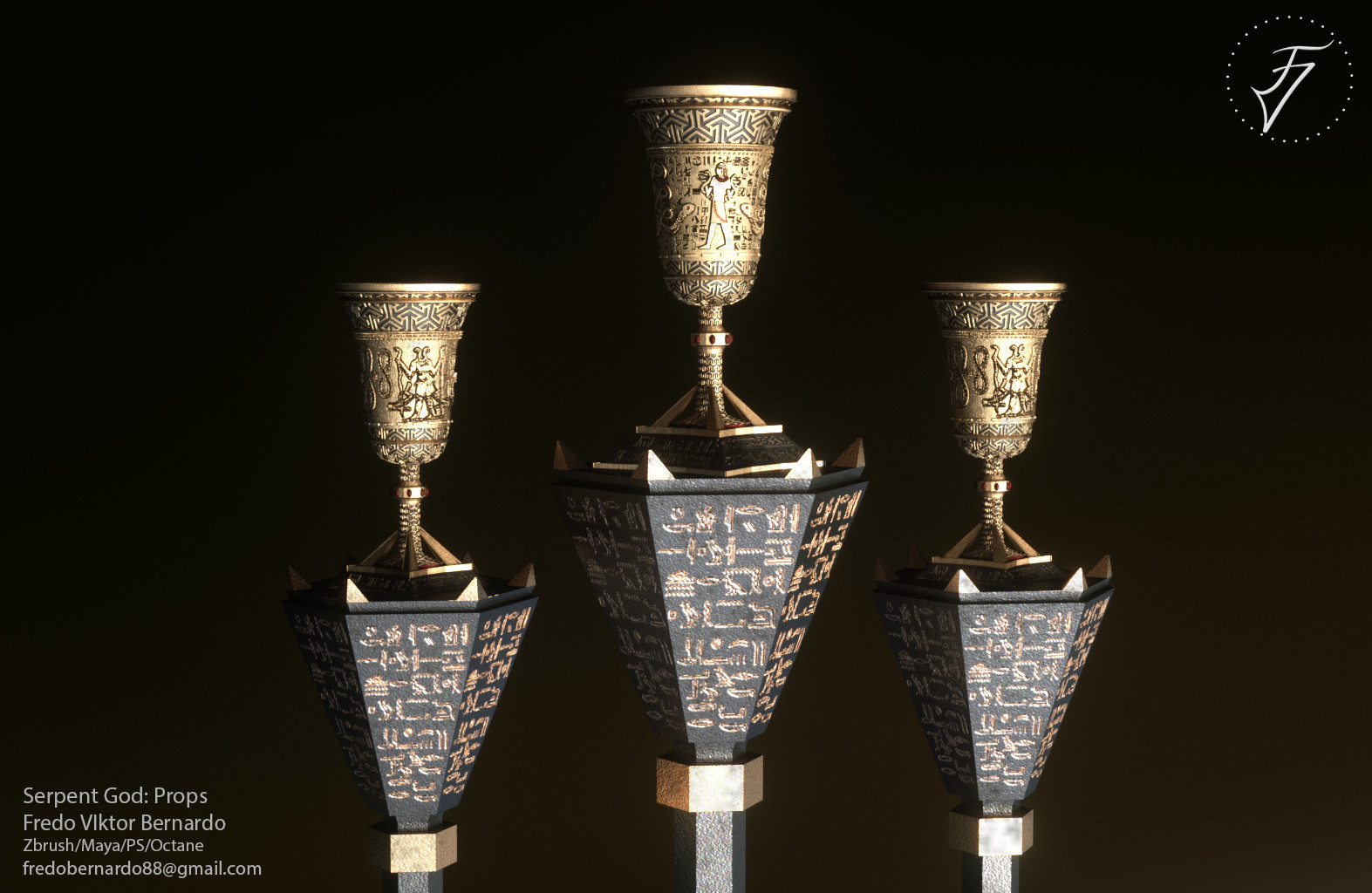 ArtStation - Serpent God: Props