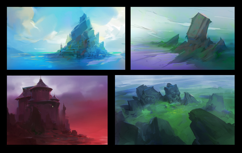 ArtStation - environment sketches