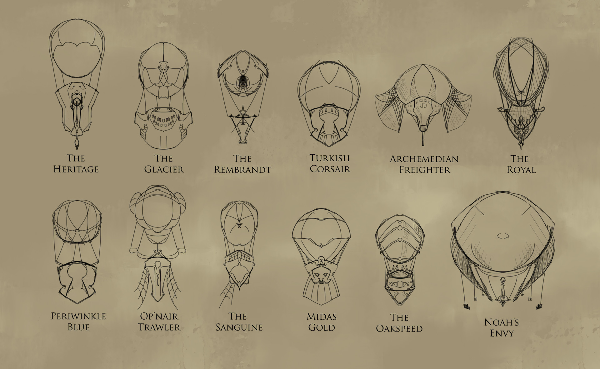 ArtStation - Airship Designs