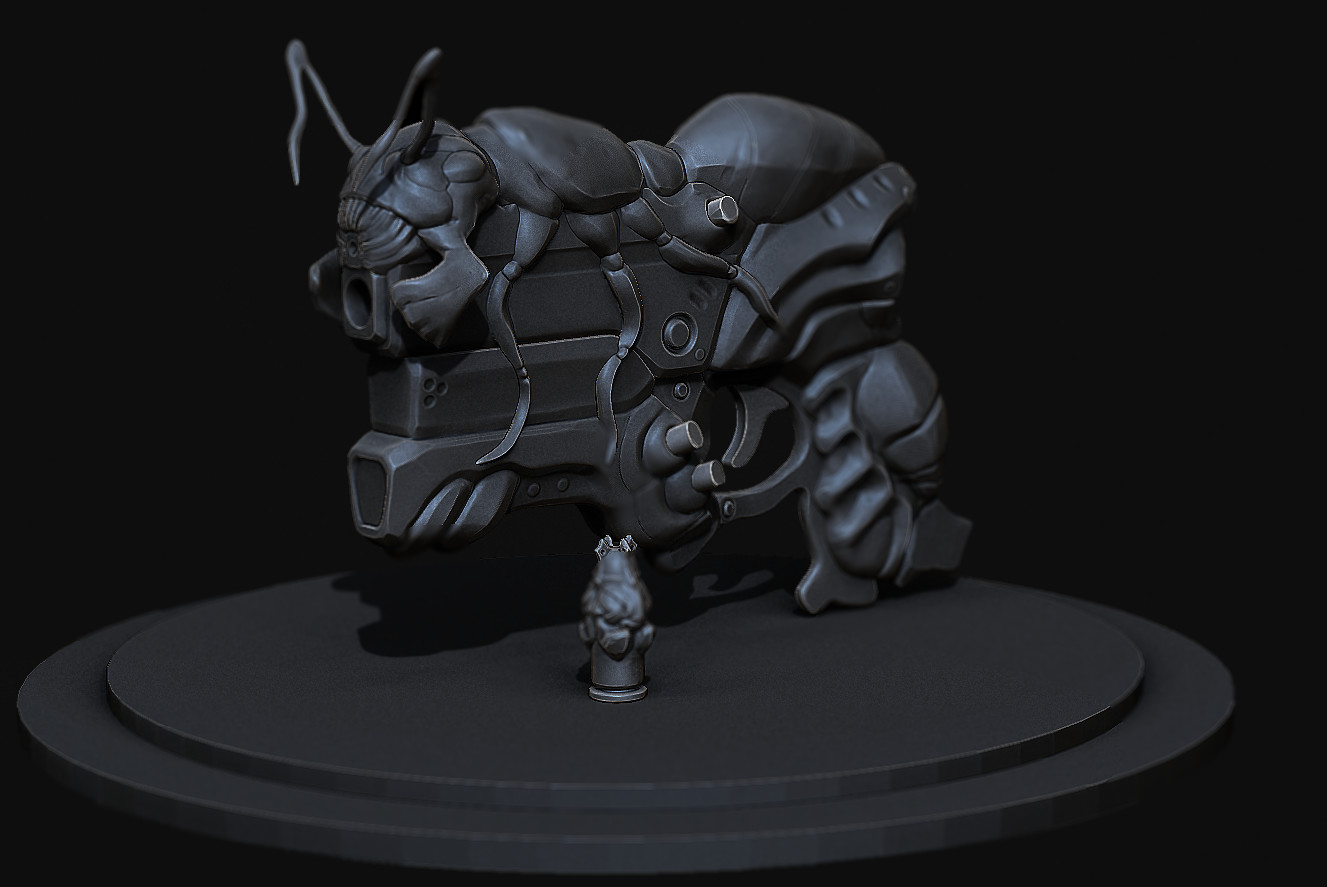 ArtStation - Ant gun scuplt