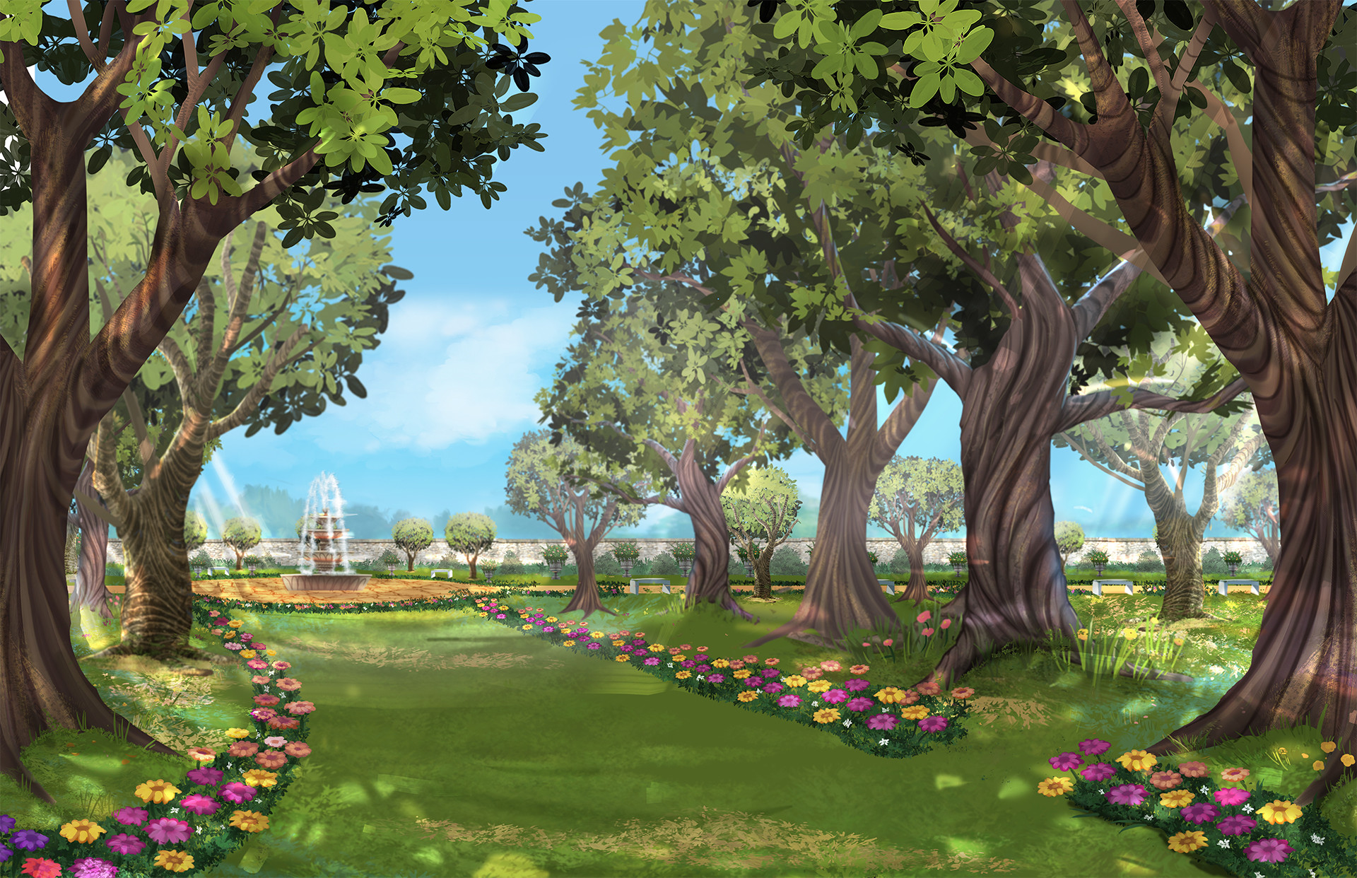 ArtStation - BG for a children's book.