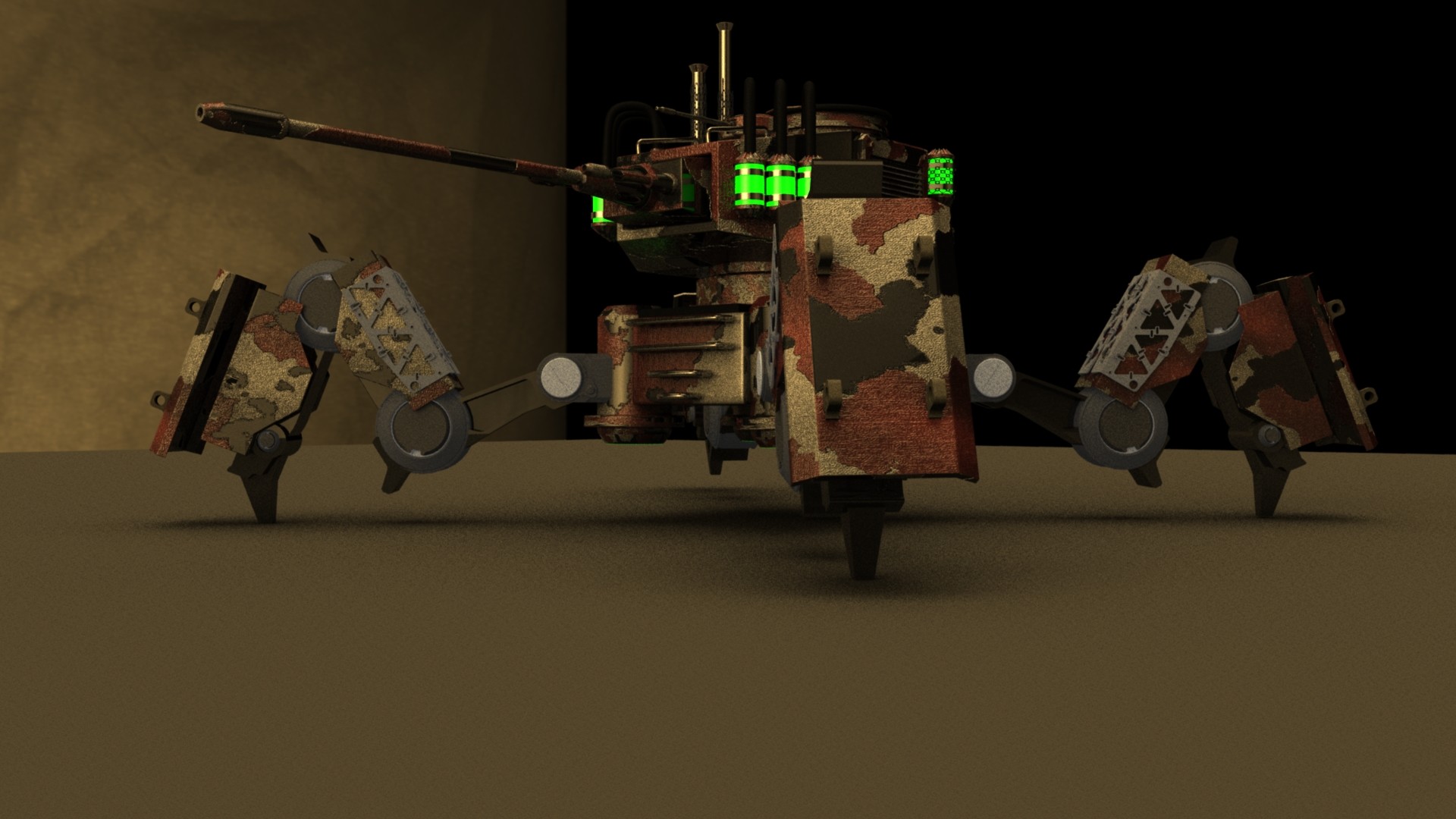 ArtStation - Spider Tank Drone