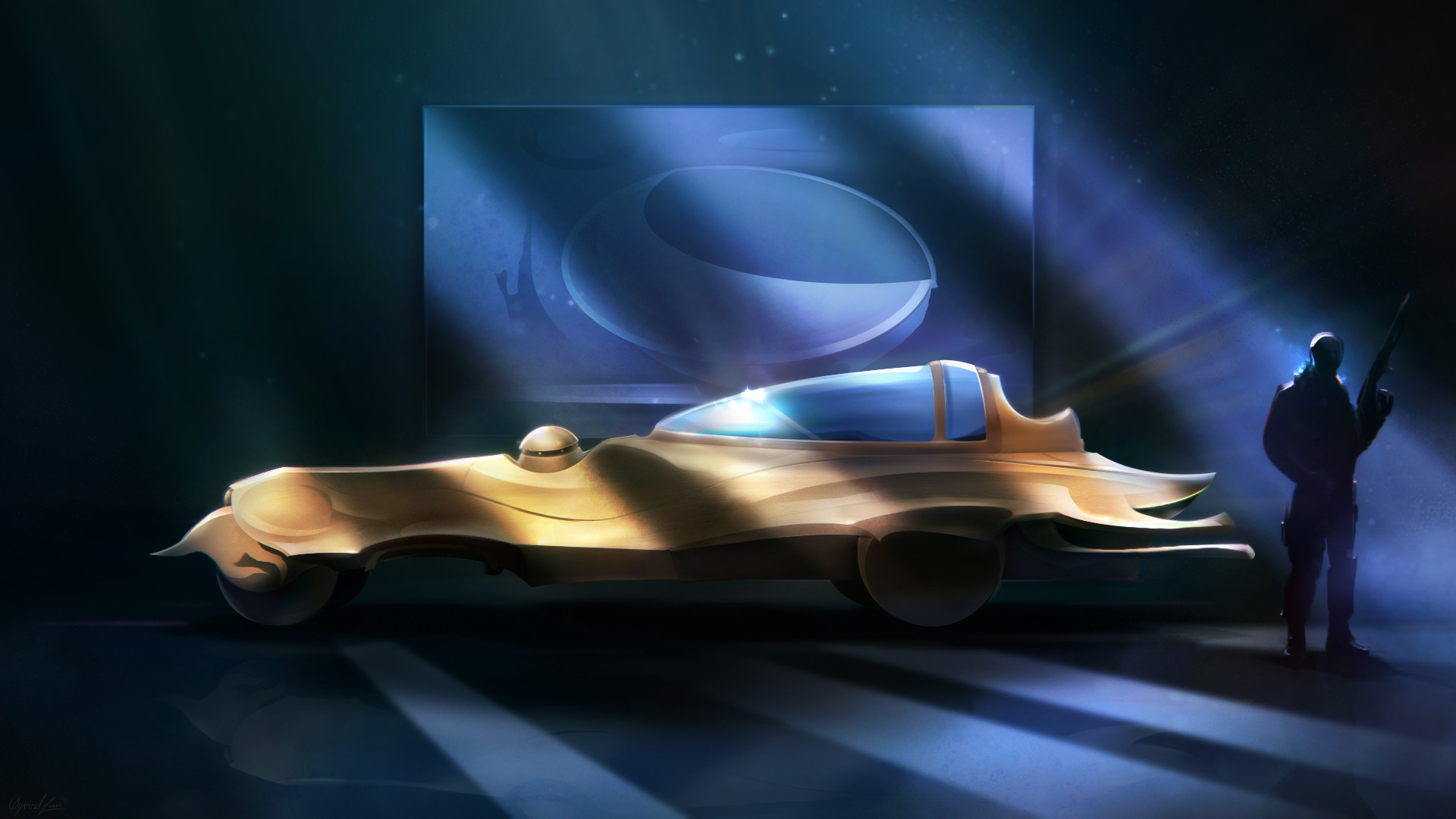 ArtStation - Car at the Museum