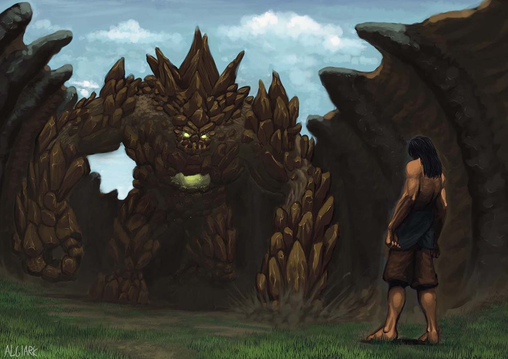 ArtStation - Man Vs Colossus