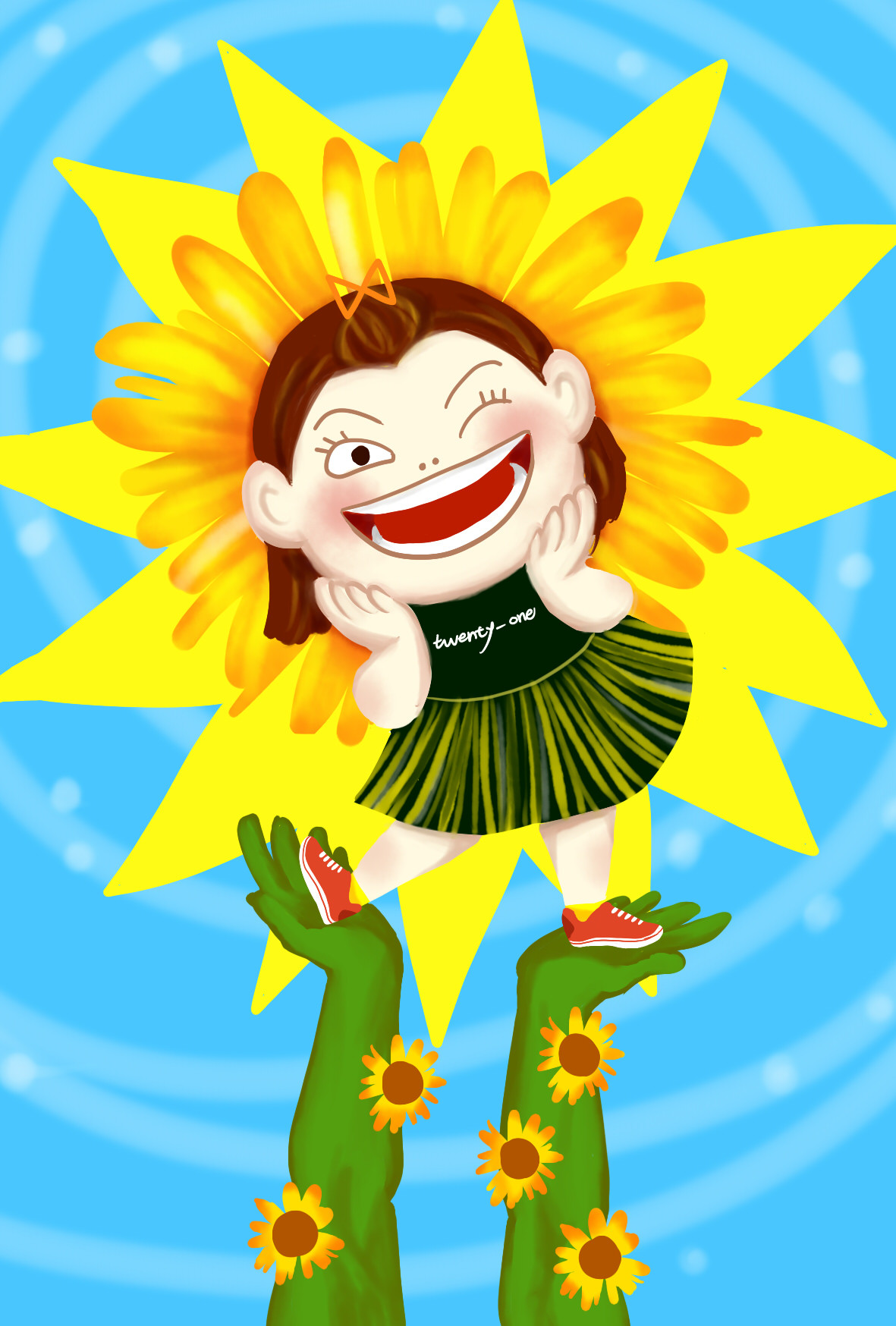 ArtStation - My friend - Sunny smile