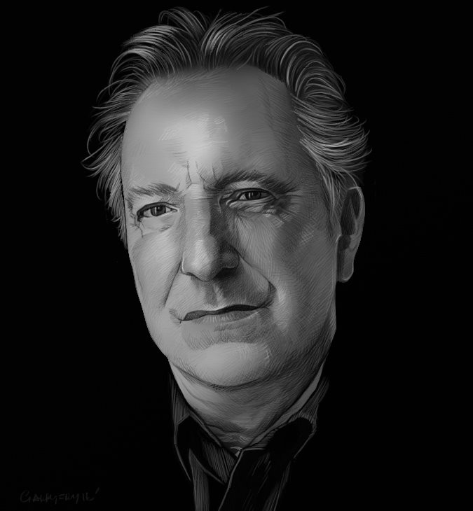 ArtStation - Alan Rickman
