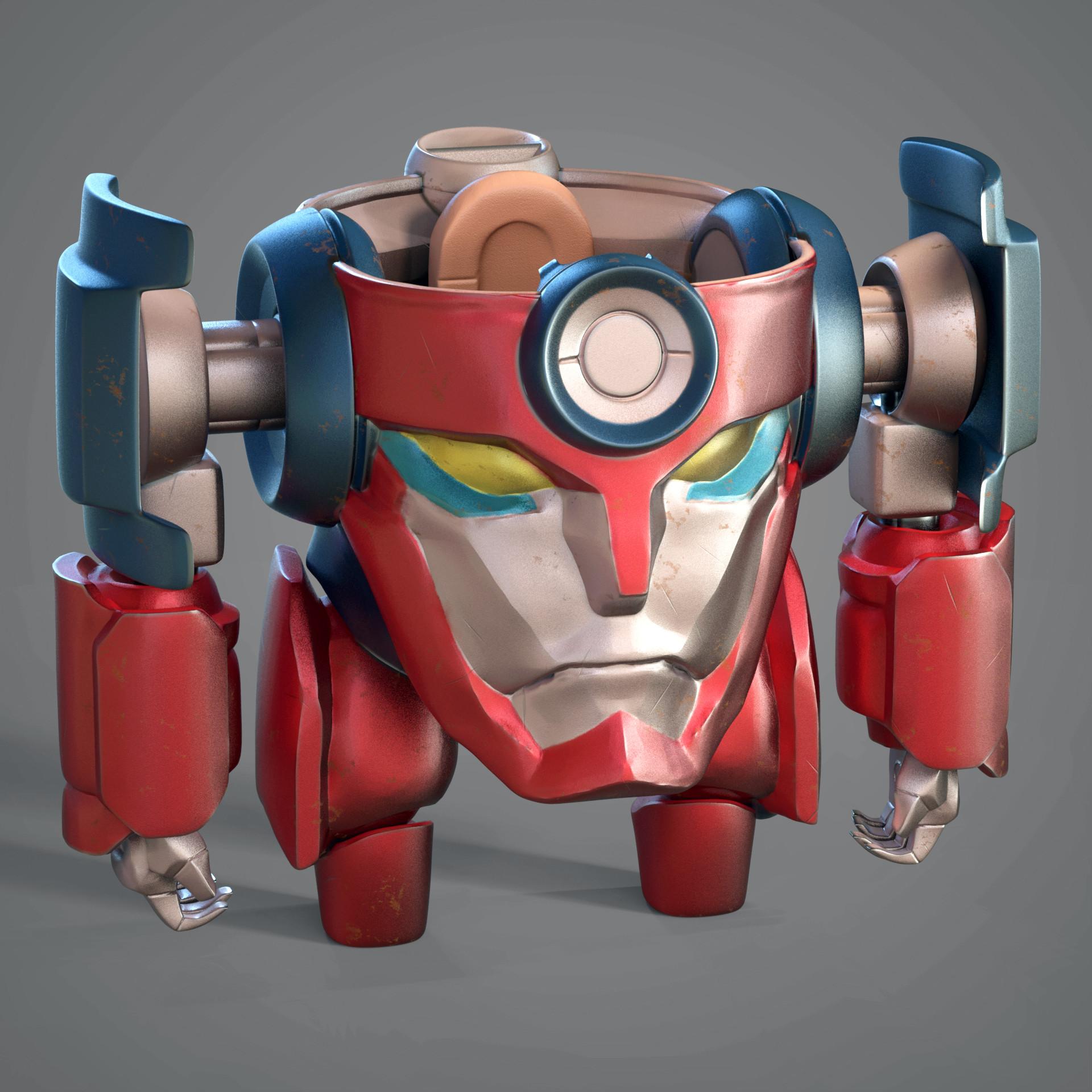 ArtStation - [Daily Sculpt] Lagann (fan art)