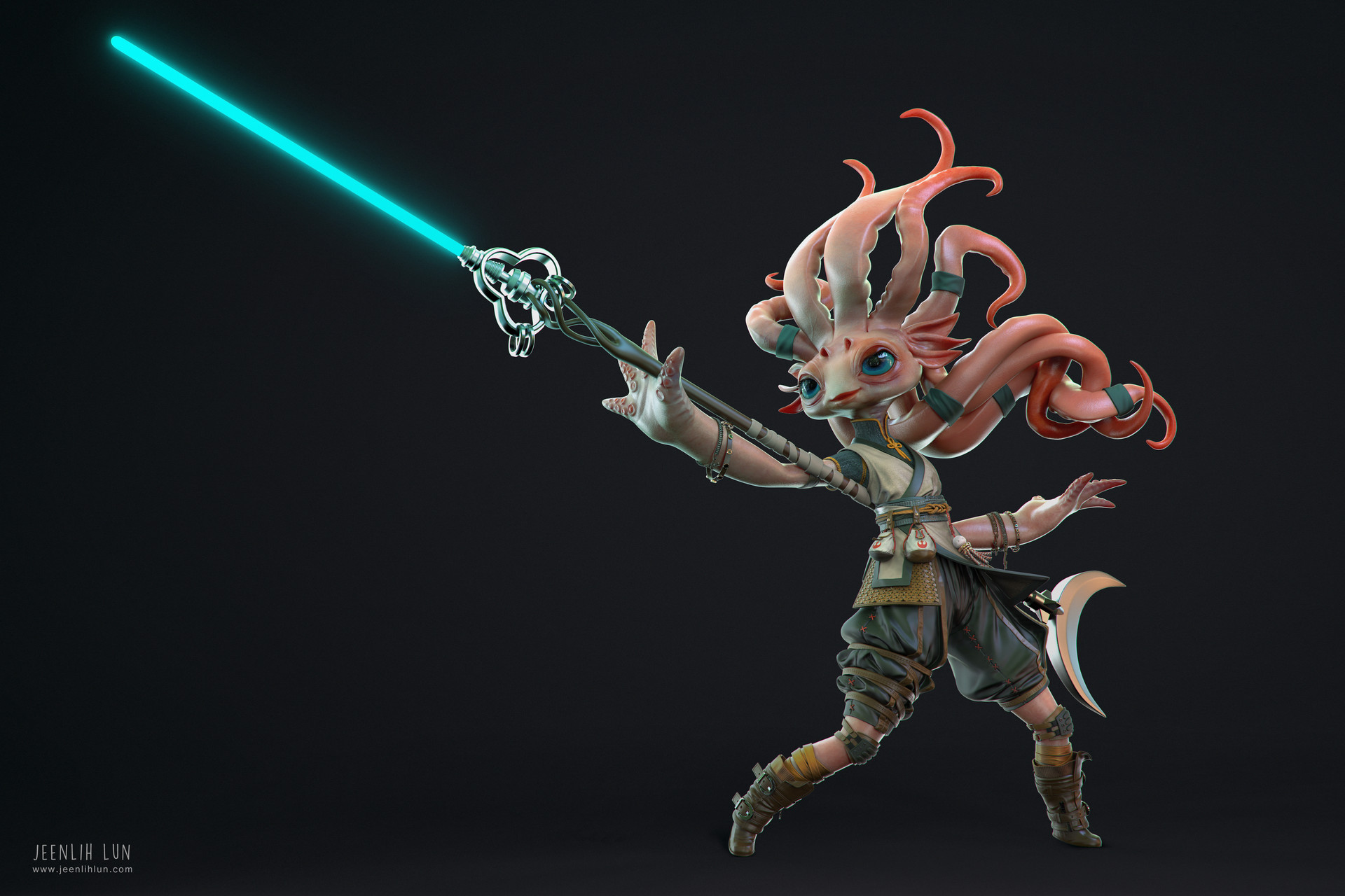 ArtStation - Star Wars Reimagined : Aayla the Jedi Youngling