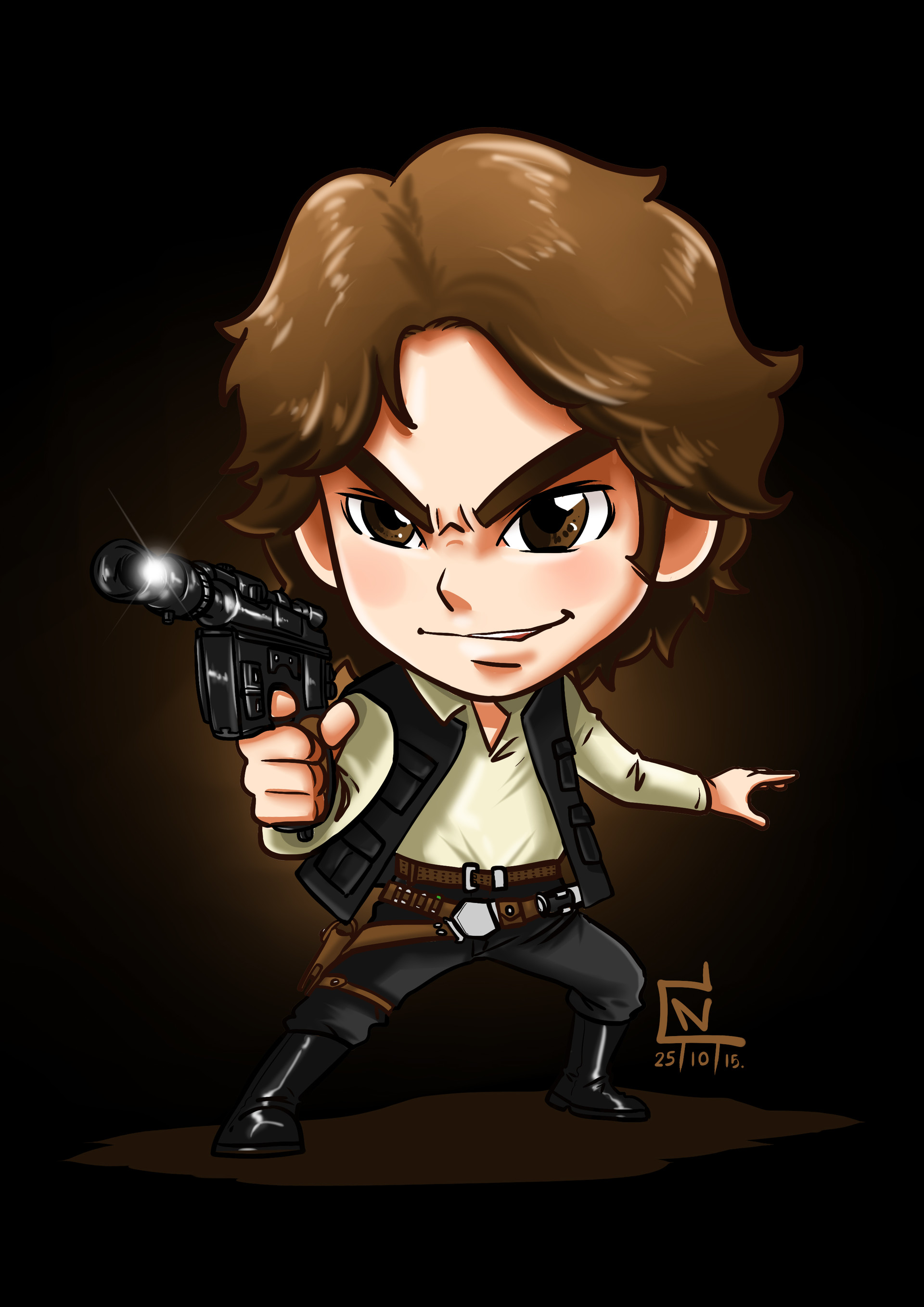 Han Solo Cartoon
